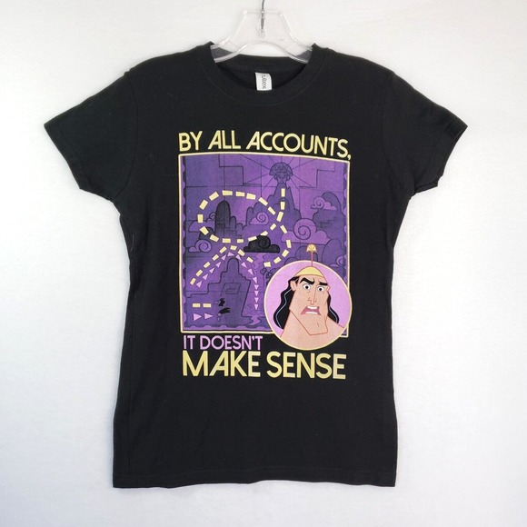 Disney | Tops | Disney The Emperors New Groove Kronk Womens S Black ...
